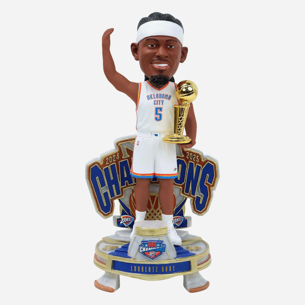 Luguentz Dort Oklahoma City Thunder 2025 NBA Champions Celebration Bob FOCO