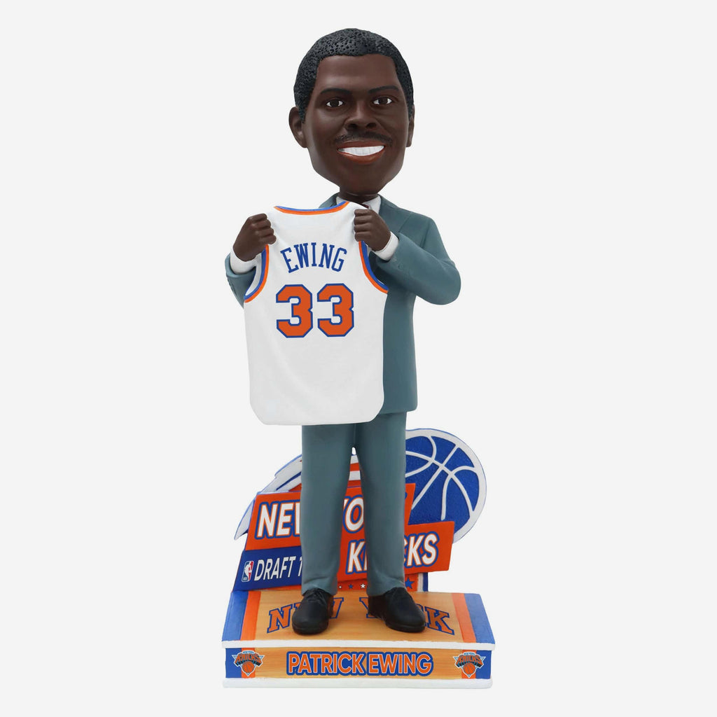 Patrick Ewing New York Knicks 1985 NBA Draft Pick Bobblehead FOCO