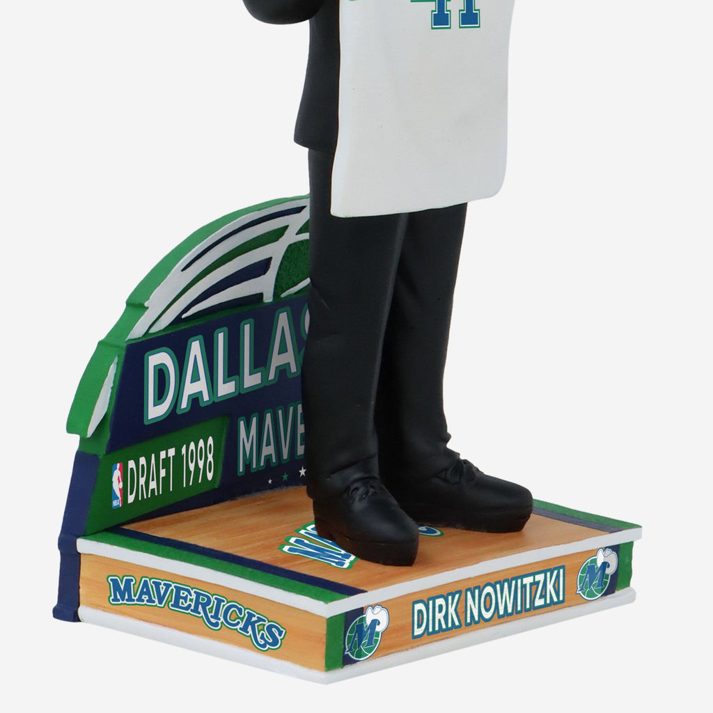 Dirk Nowitzki Dallas Mavericks 1998 Draft Pick Bobblehead FOCO