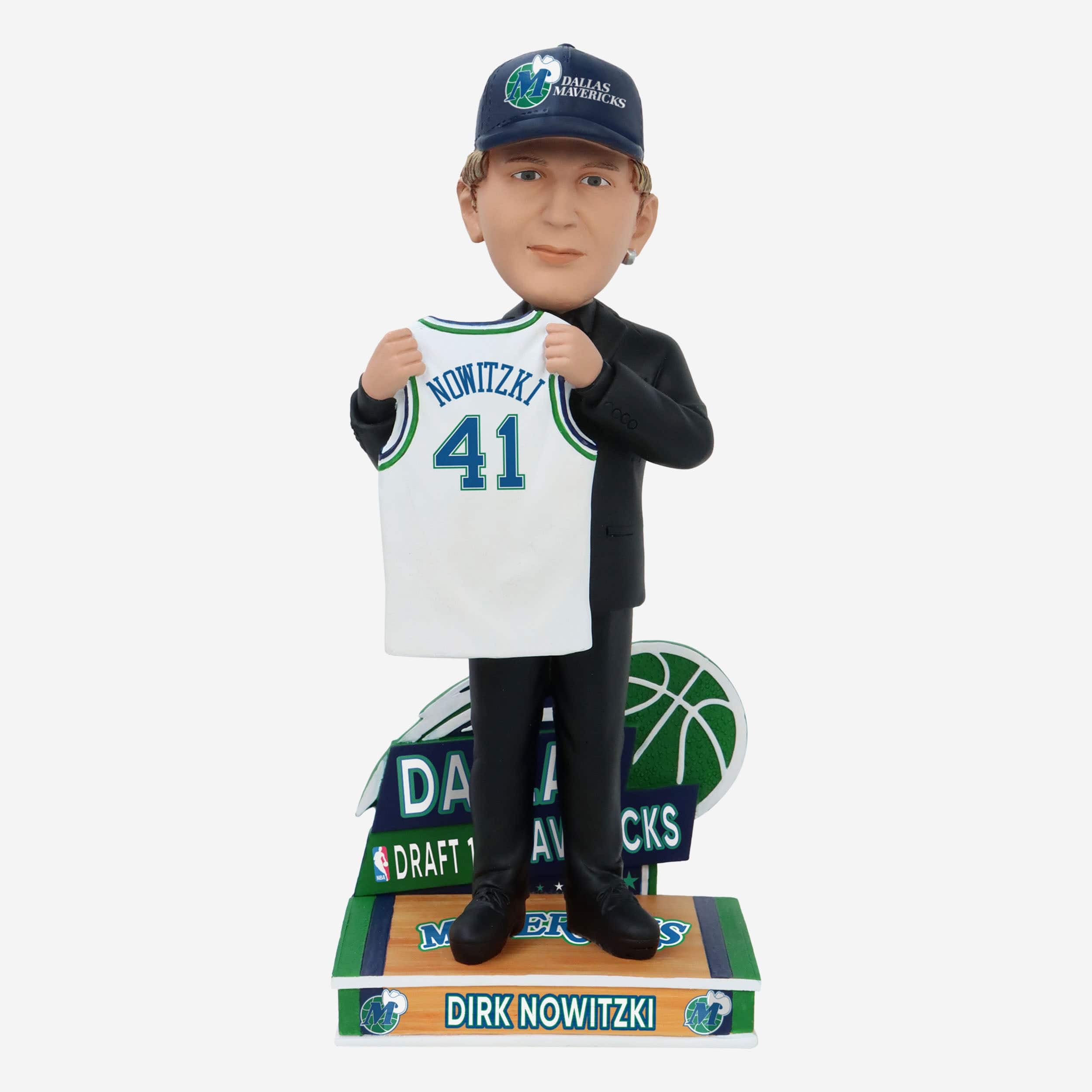 Dirk Nowitzki Dallas Mavericks 1998 Draft Pick Bobblehead FOCO