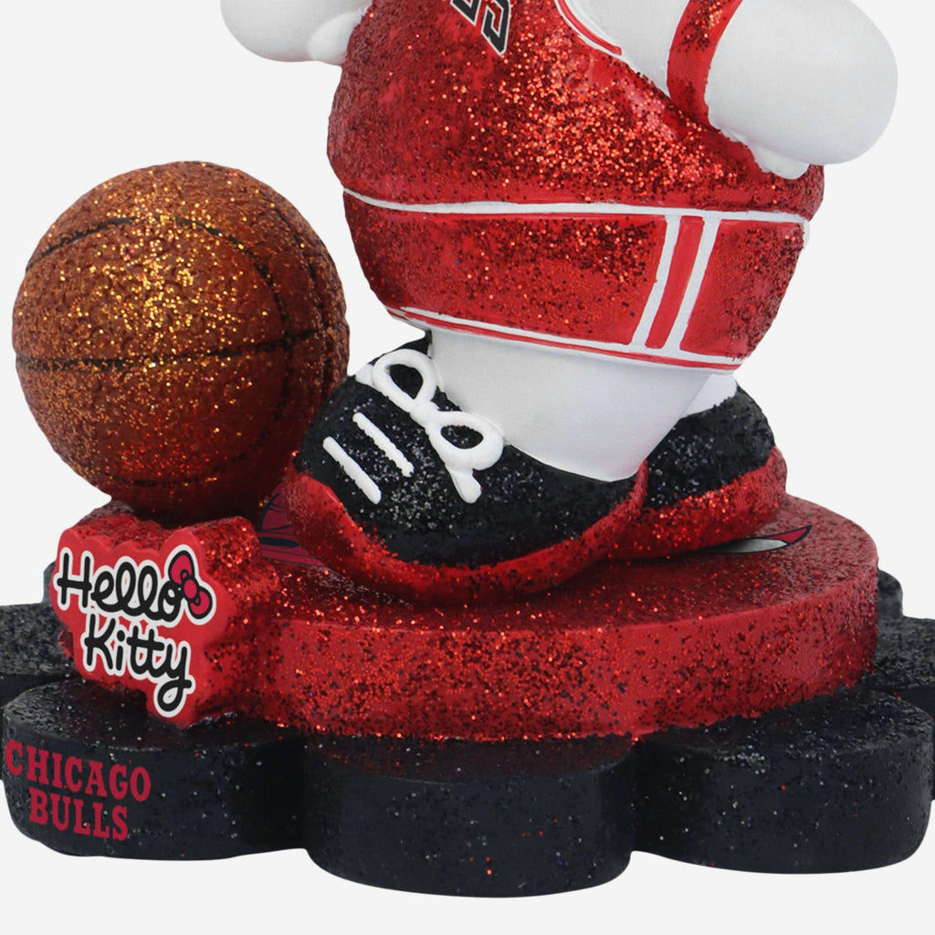 Chicago Bulls Hello Kitty® Glitter Mini Bobblehead FOCO