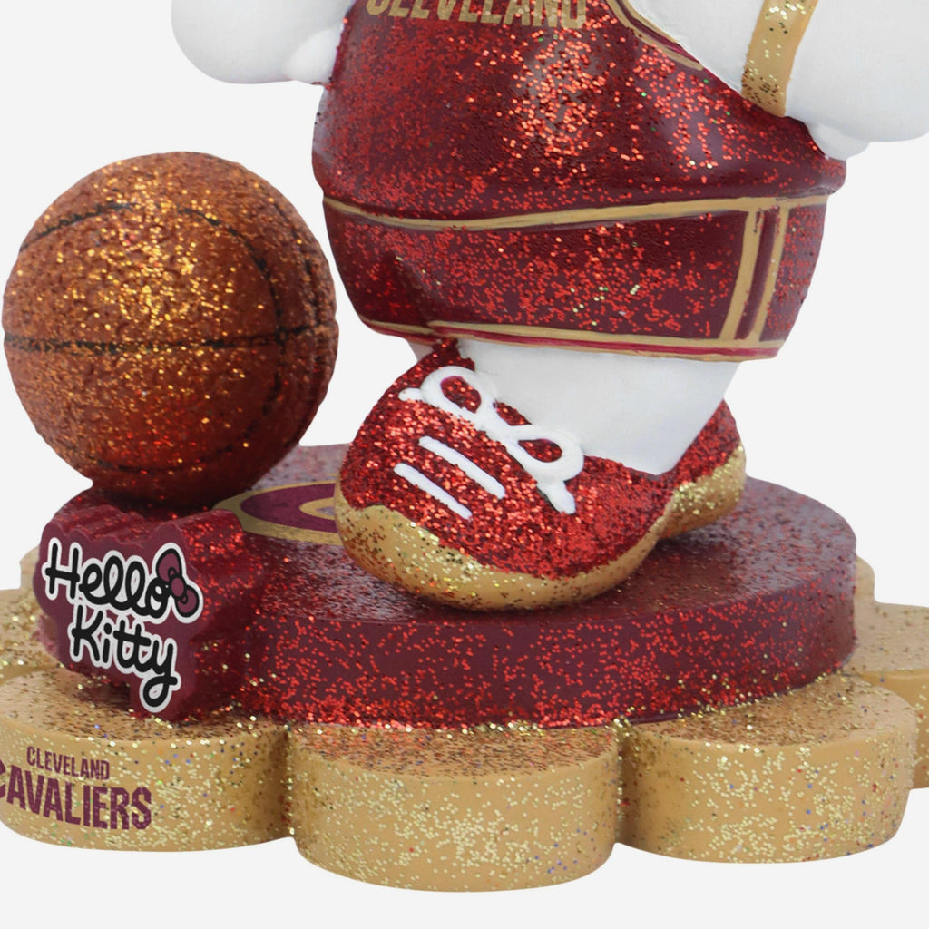 Cleveland Cavaliers Hello Kitty® Glitter Mini Bobblehead FOCO