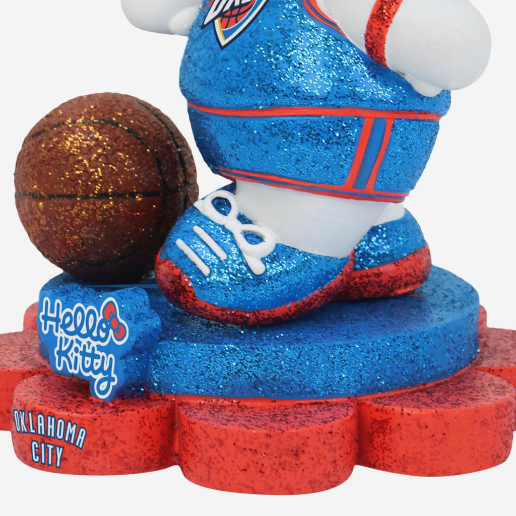 Oklahoma City Thunder Hello Kitty® Glitter Mini Bobblehead FOCO