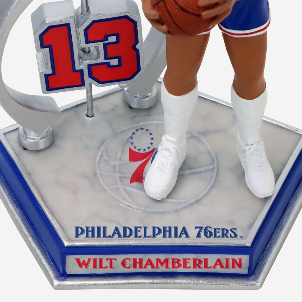 Wilt Chamberlain Philadelphia 76ers Legendary Number 13 Bobblehead FOCO