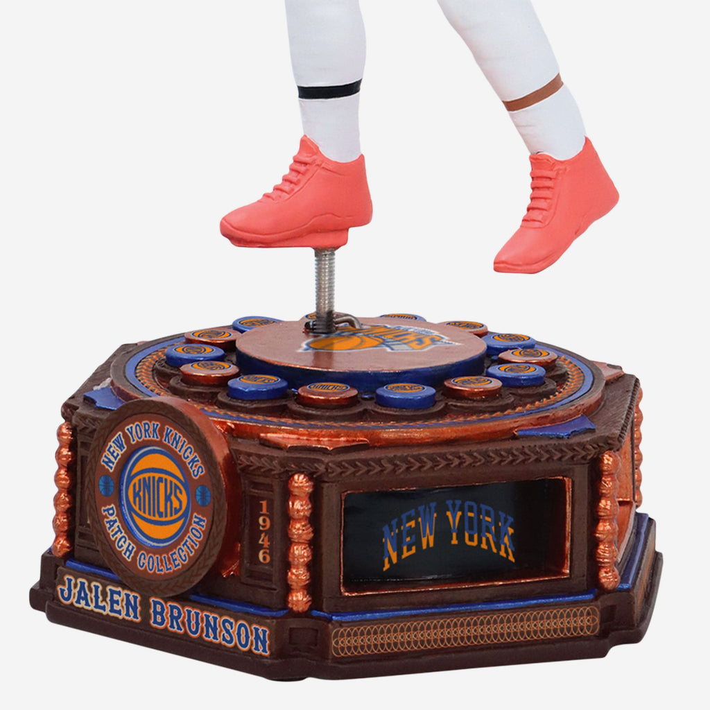 Jalen Brunson New York Knicks Patch Collection Bobblehead FOCO