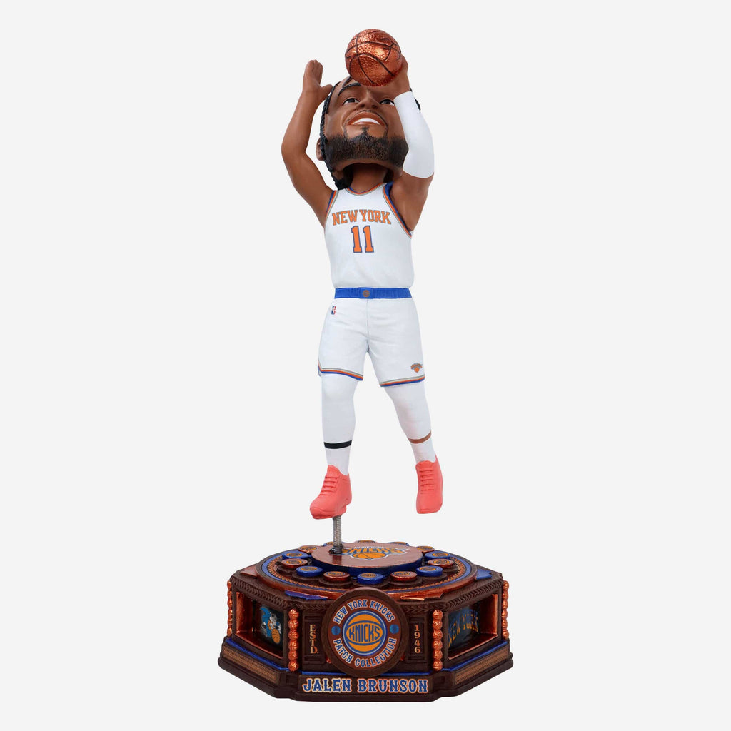 Jalen Brunson New York Knicks Patch Collection Bobblehead FOCO
