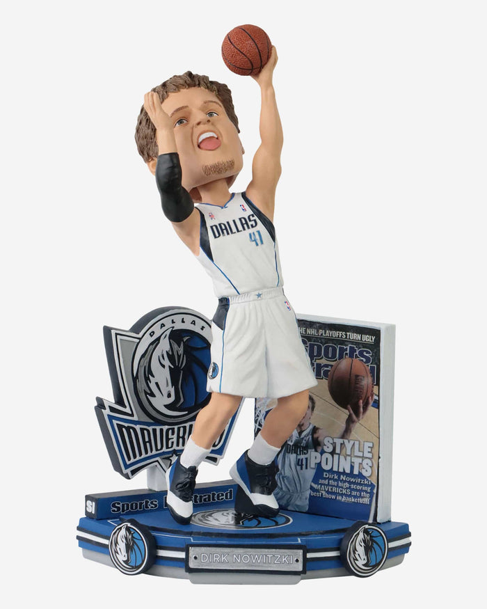 Dirk Nowitzki Dallas Mavericks Sports Illustrated Cover Bobblehead FOCO
