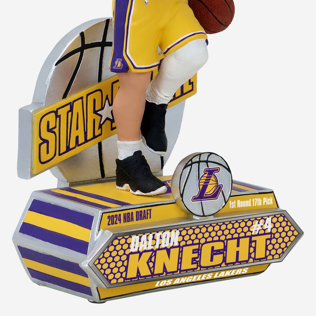 Dalton Knecht Los Angeles Lakers 2024 Rookie Series Bobblehead FOCO
