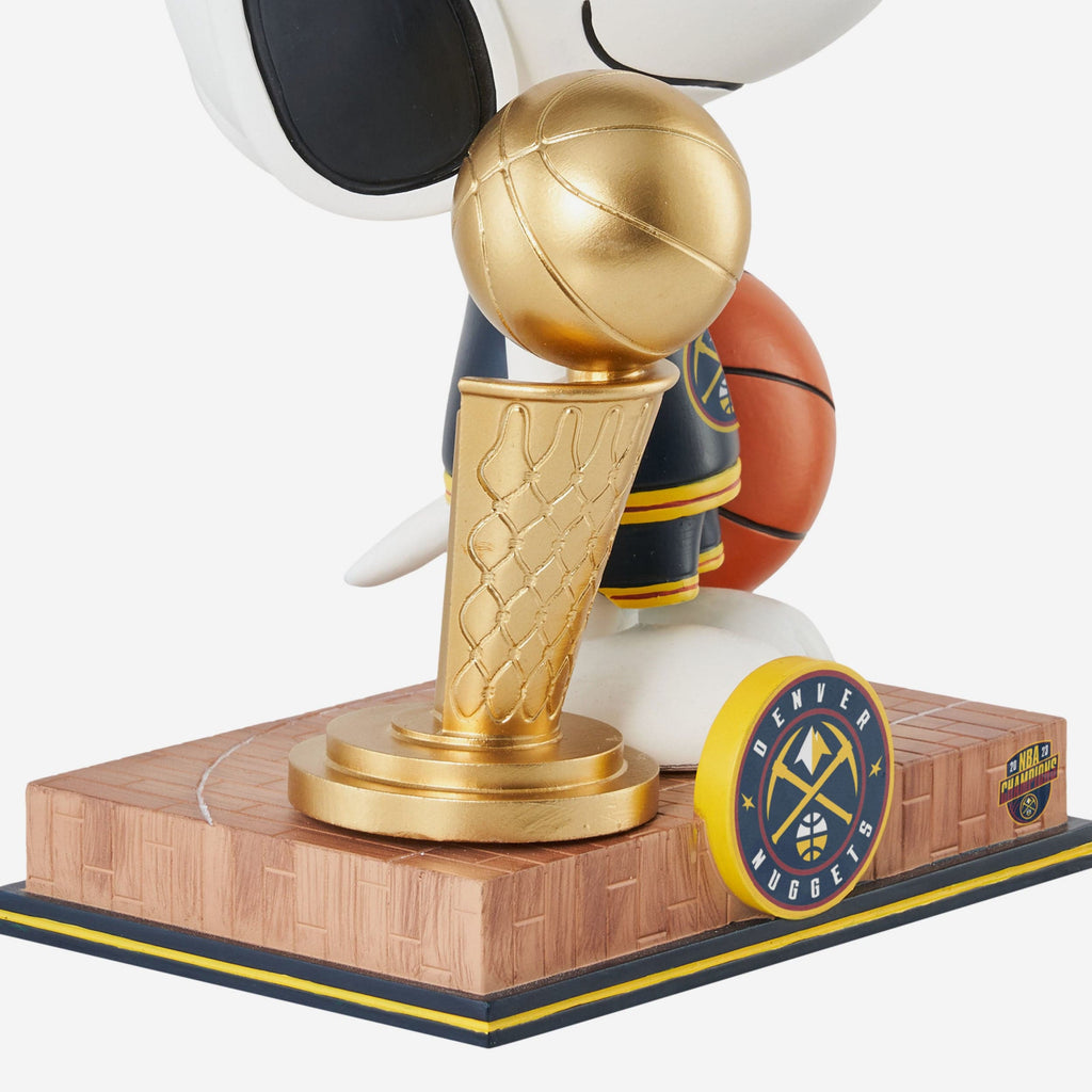 Denver Nuggets Snoopy Peanuts 2023 NBA Champions Trophy Bobblehead FOCO