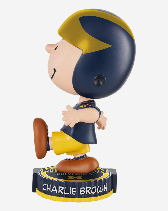 Michigan Wolverines Charlie Brown Peanuts Bighead Bobblehead FOCO