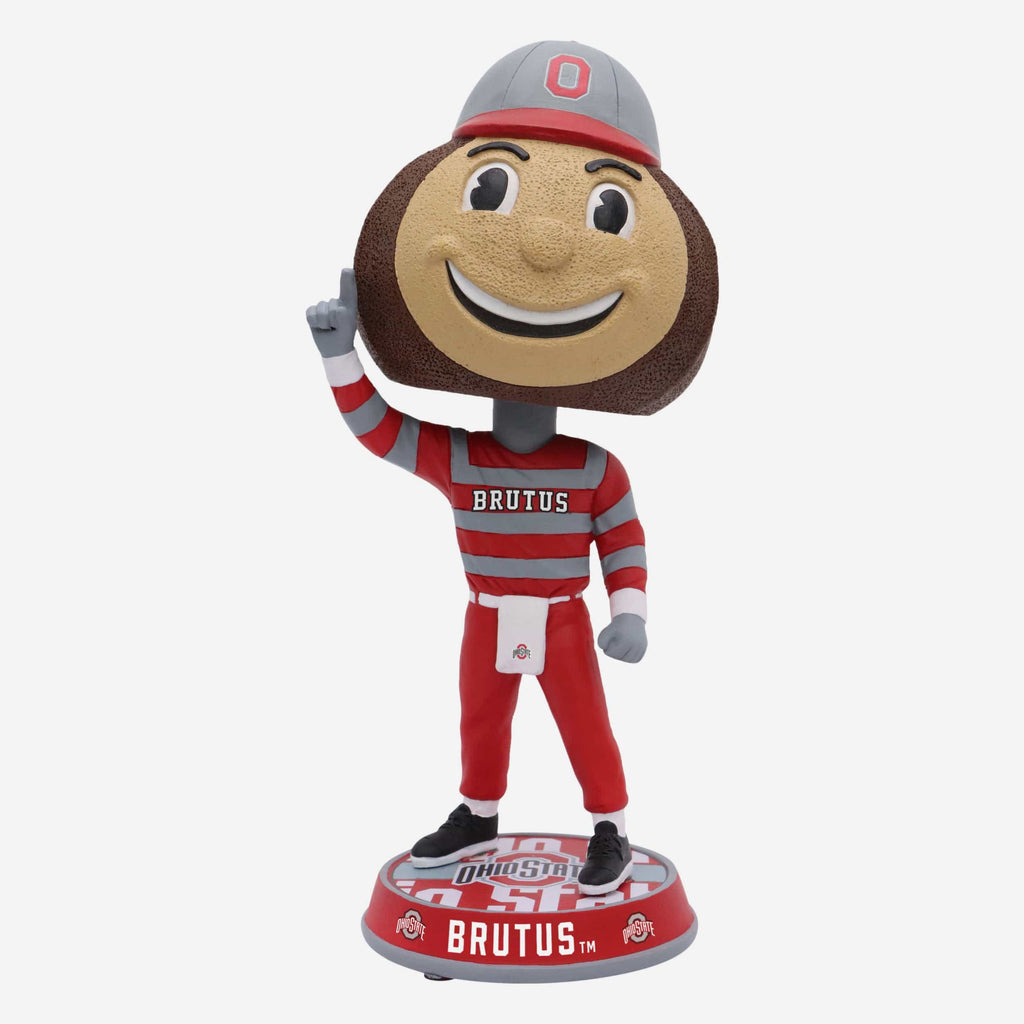 Brutus Buckeye Ohio State Buckeyes Field Stripe Mascot Bighead Bobbleh FOCO