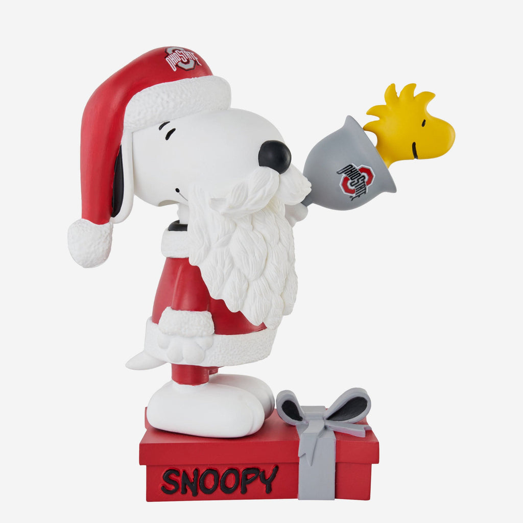 Ohio State Buckeyes Snoopy & Woodstock Peanuts Christmas Special Bobbl FOCO