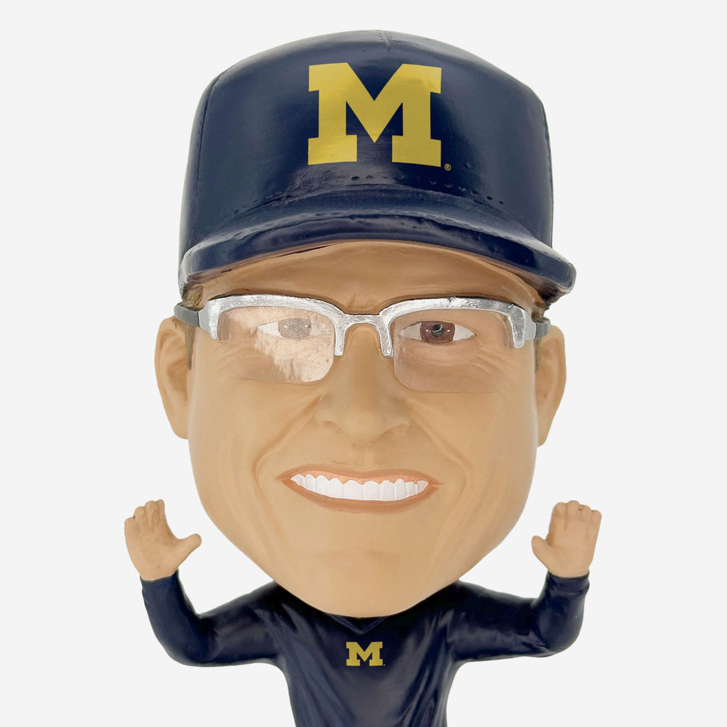 Jim Harbaugh Michigan Wolverines Field Stripe Bighead Bobblehead FOCO