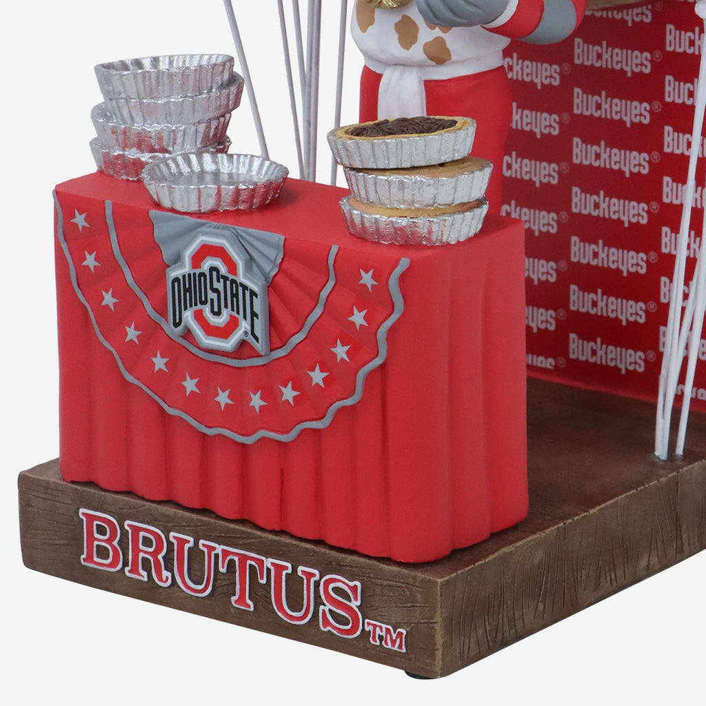 Brutus Buckeye Ohio State Buckeyes Pie Eating Contest Mascot Bobblehea FOCO