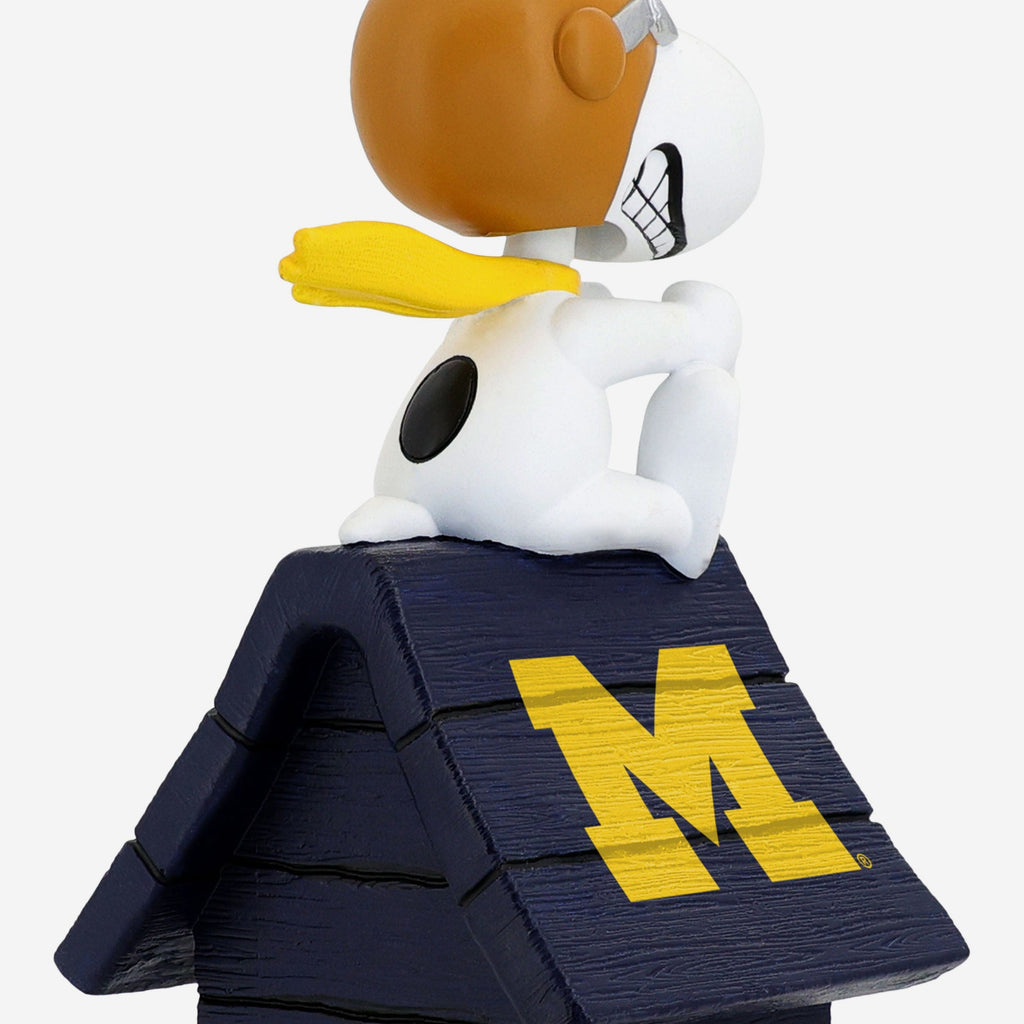 Michigan Wolverines Snoopy 2024 Peanuts Flying Ace Bobblehead FOCO