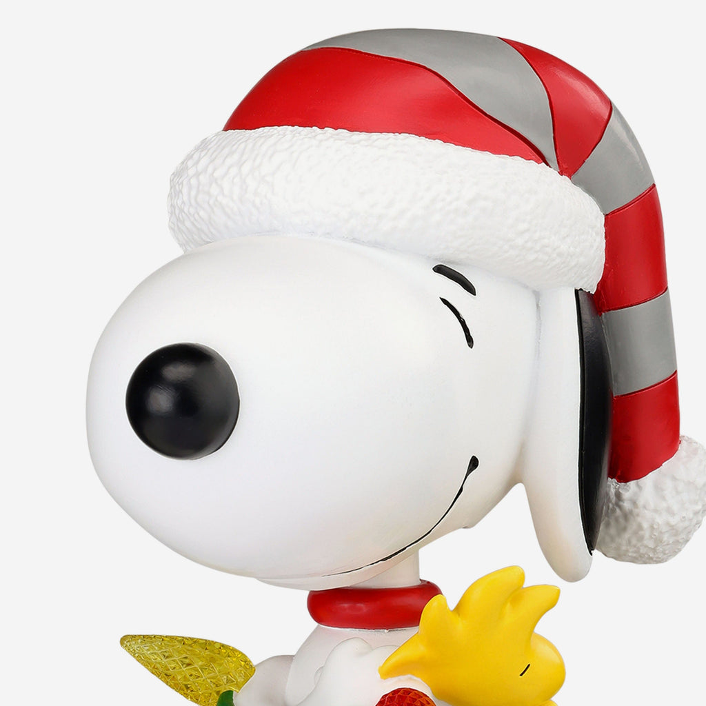 Ohio State Buckeyes Snoopy & Woodstock Peanuts Christmas Light Up Bobb FOCO