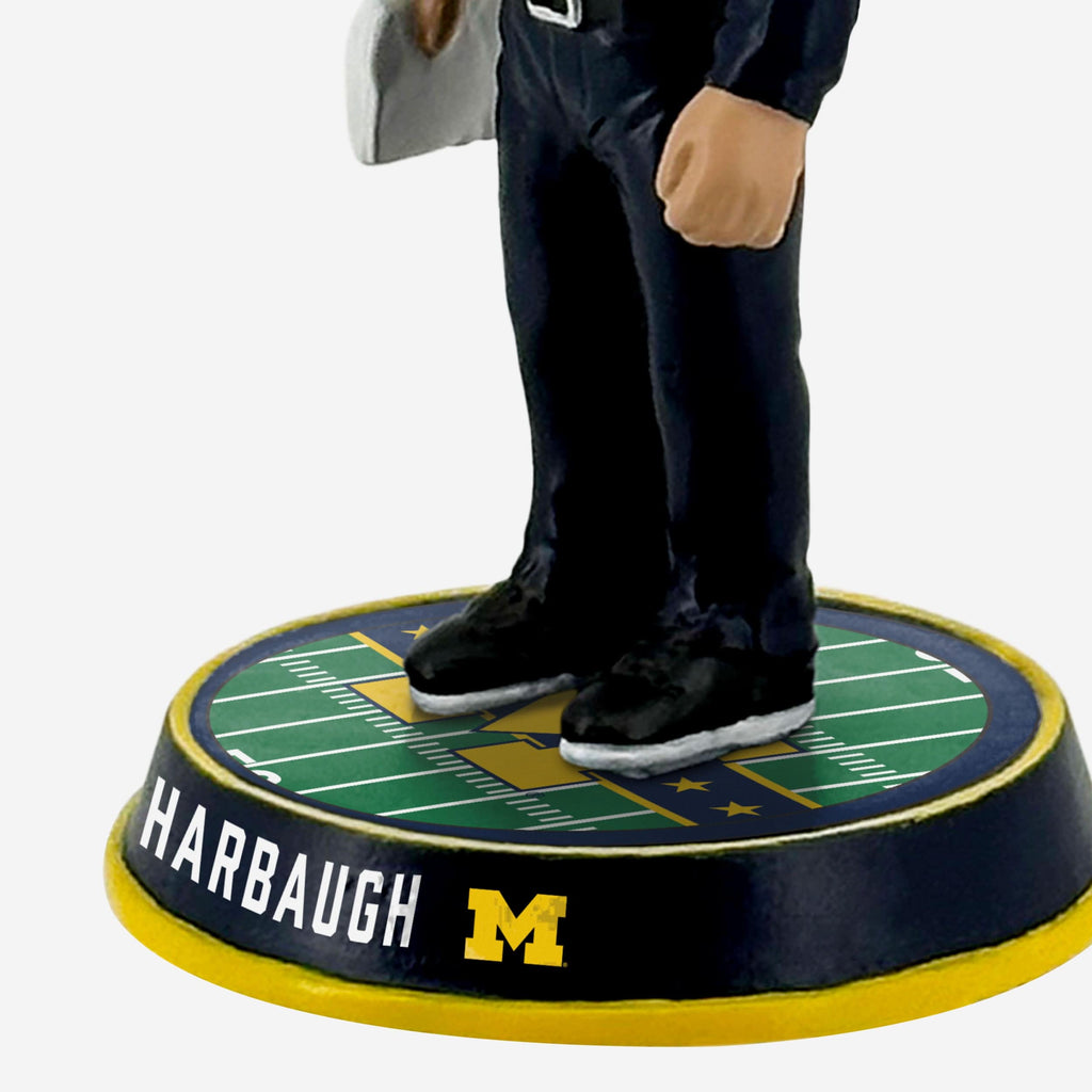 Jim Harbaugh Michigan Wolverines Mini Bighead Bobblehead FOCO