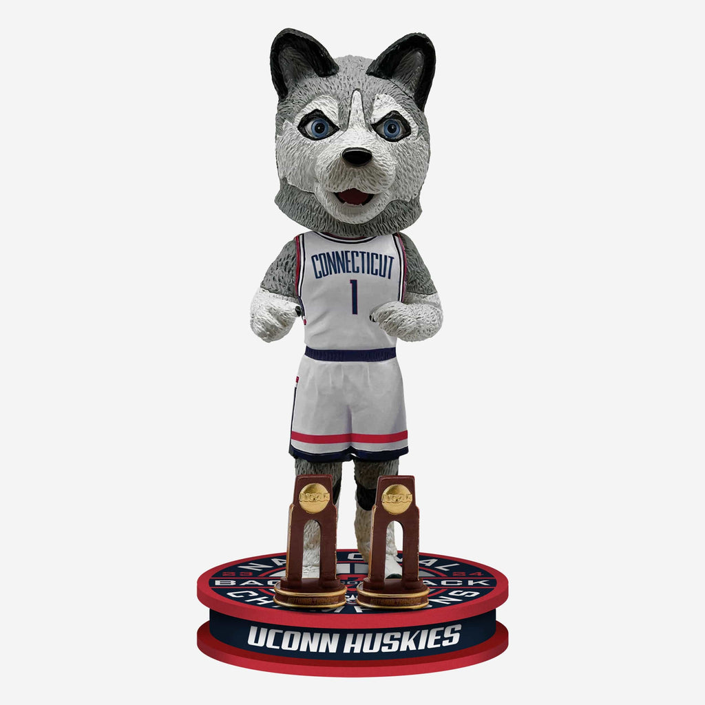 Jonathan the Husky UConn Huskies 2024 Mens Basketball National Champio FOCO