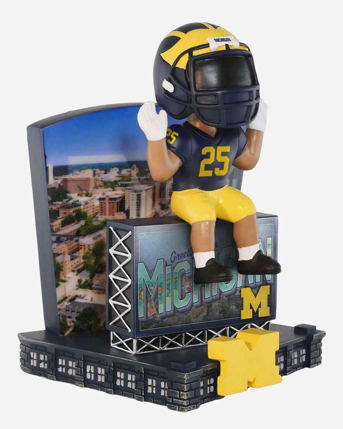 Michigan Wolverines Greetings From Mascot Bobblehead FOCO