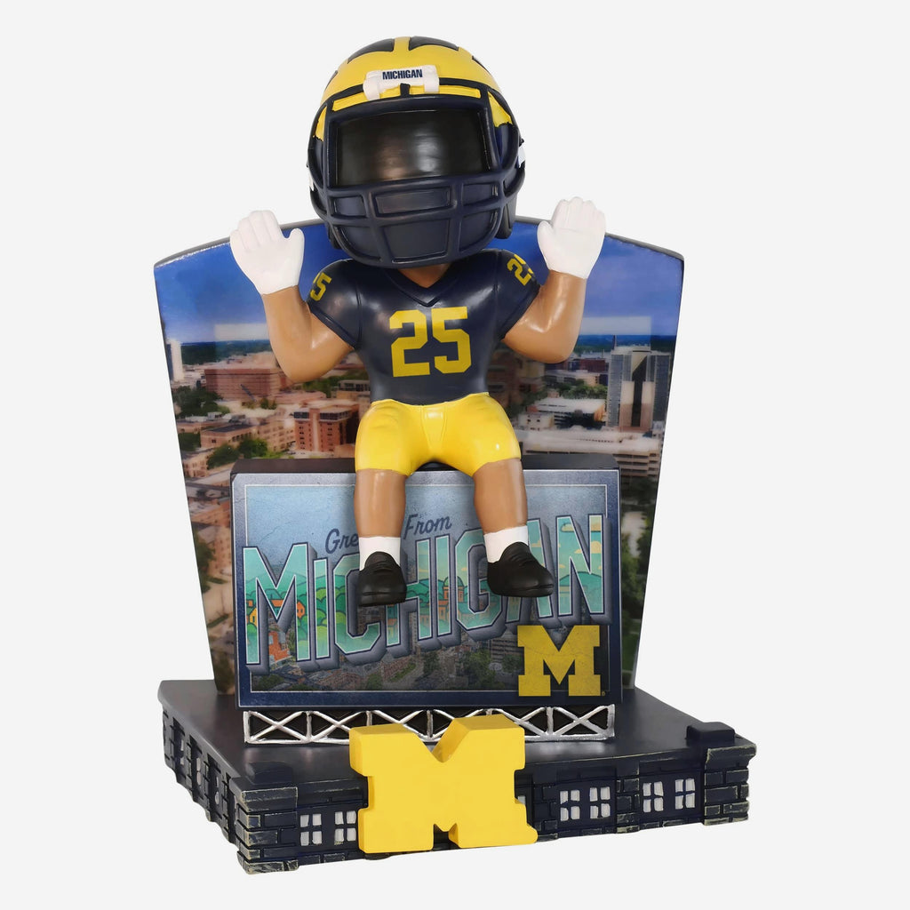 Michigan Wolverines Greetings From Mascot Bobblehead FOCO