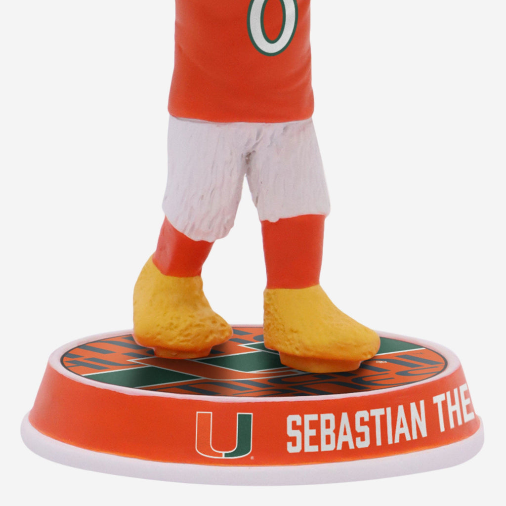 Sebastian the Ibis Miami Hurricanes Mascot Mini Bighead Bobblehead FOCO