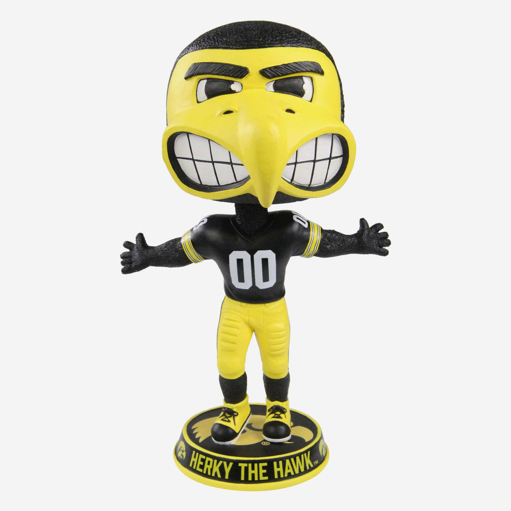 Herky the Hawk Iowa Hawkeyes Mascot Bighead Bobblehead FOCO