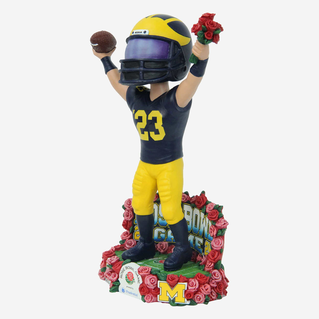 Michigan Wolverines 2024 College Football Playoff Rose Bowl Mascot Bob FOCO