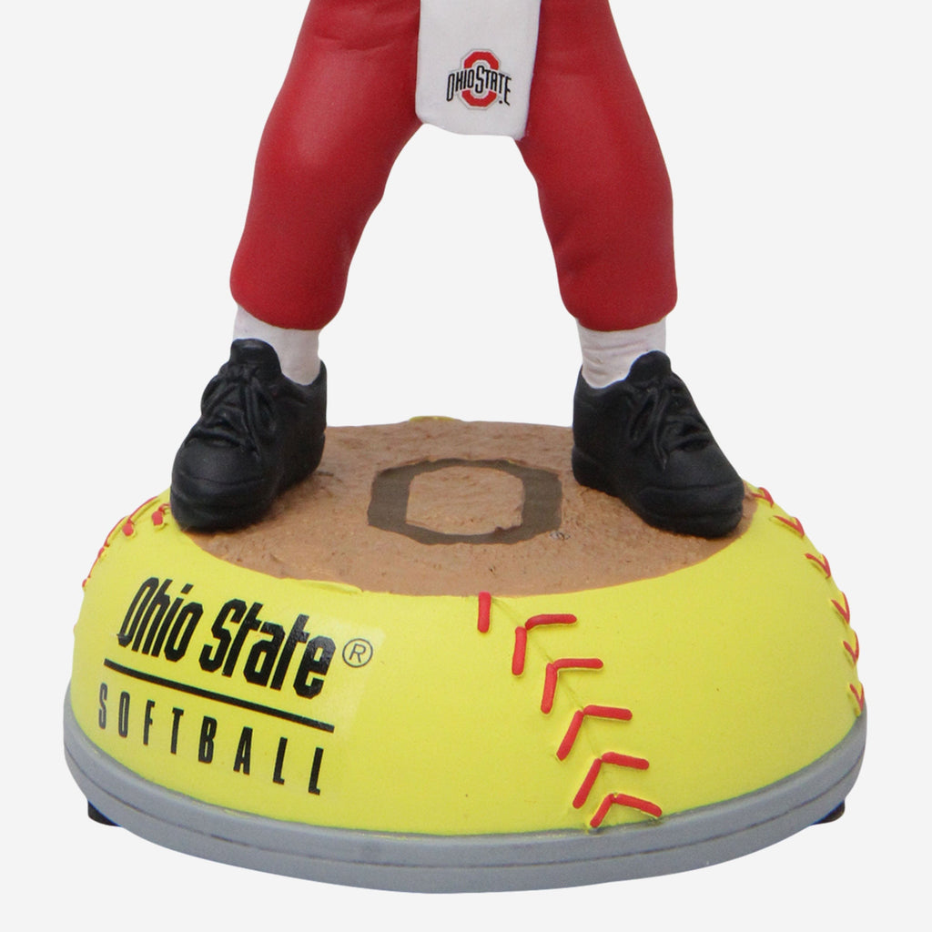 Brutus Buckeye Ohio State Buckeyes Softball Mascot Bobblehead FOCO