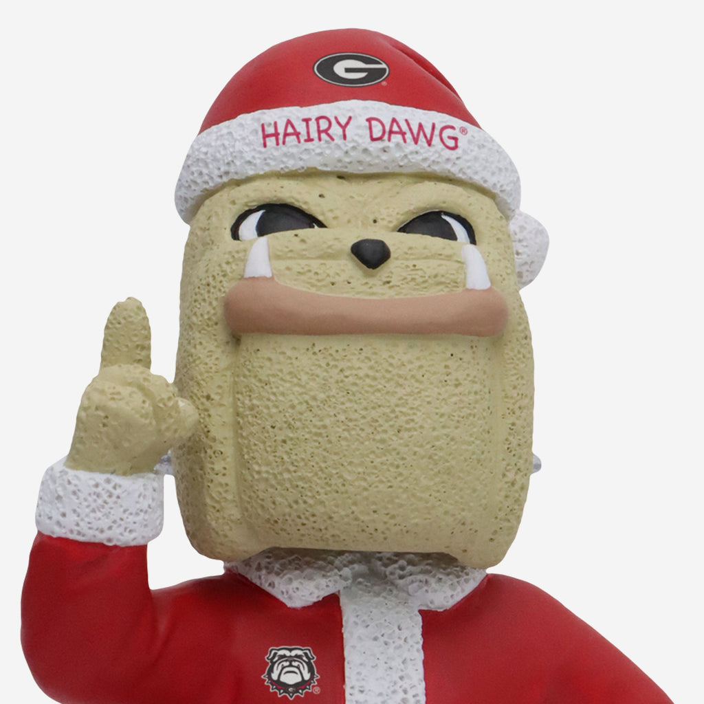 Hairy Dawg Georgia Bulldogs Santa Mascot Bobblehead FOCO