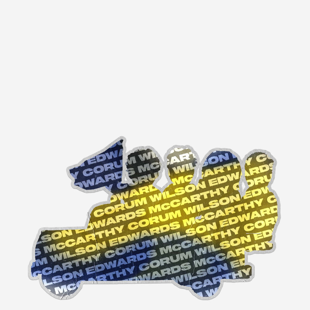 Michigan Wolverines Parade Fire Truck Mini Bobblehead Scene FOCO