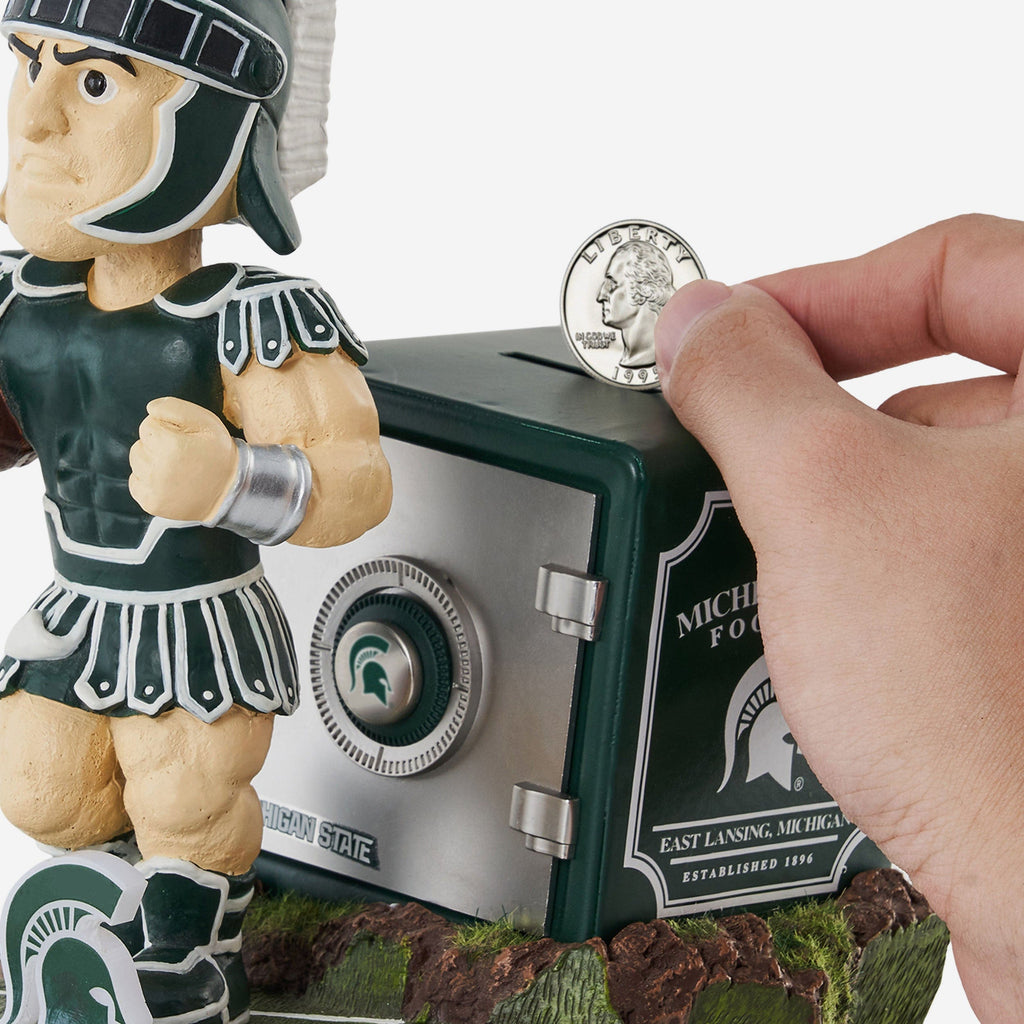 Sparty Michigan State Spartans Mascot Bank Bobblehead FOCO