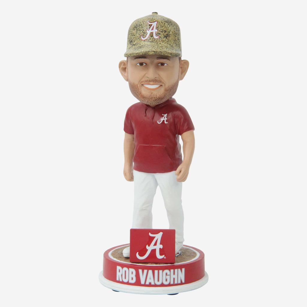 Rob Vaughn Alabama Crimson Tide Coach Bobblehead FOCO
