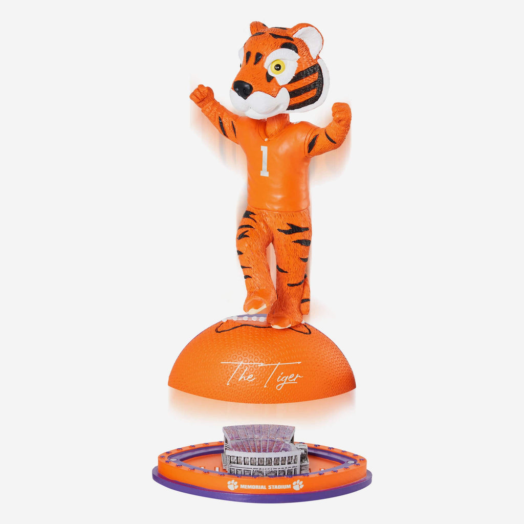 The Tiger Clemson Tigers Magnetic Stadium Base Mascot Bobblehead FOCO