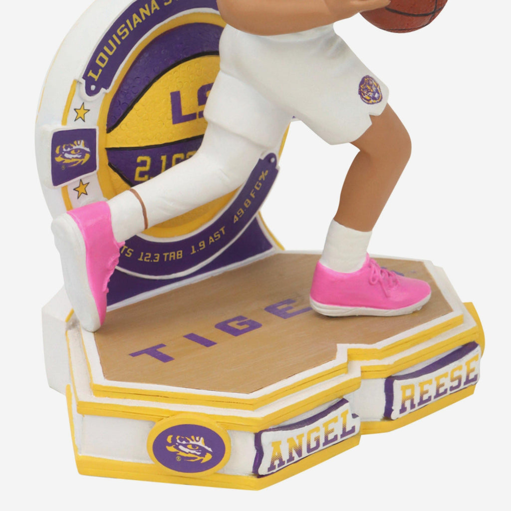 Angel Reese LSU Tigers College Stats Bobblehead FOCO