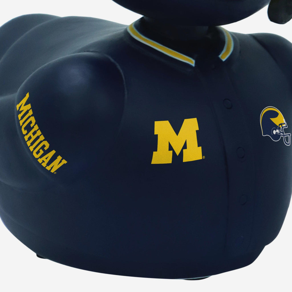 Michigan Wolverines Superfan Bobble Duck Mini Bobblehead FOCO