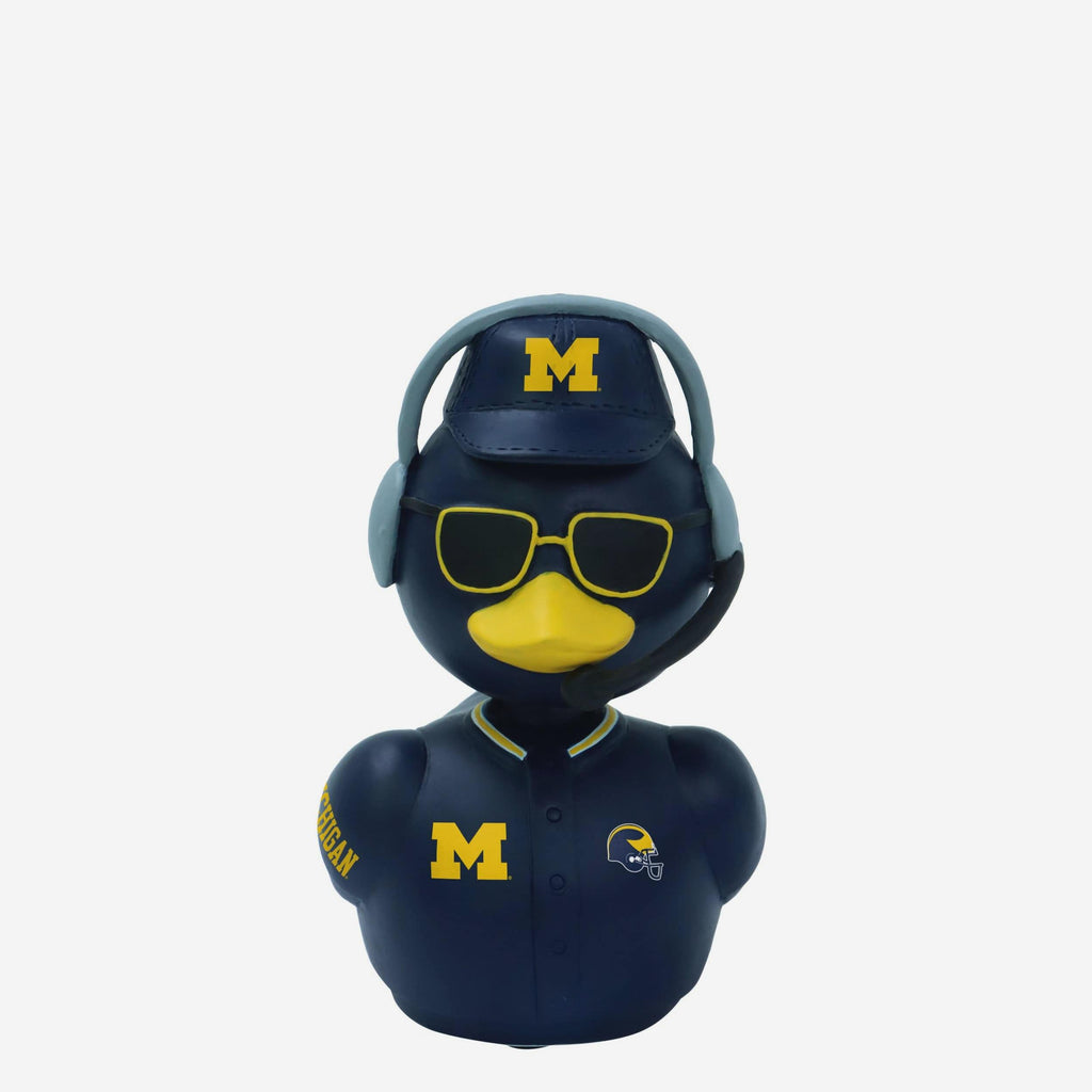 Michigan Wolverines Superfan Bobble Duck Mini Bobblehead FOCO