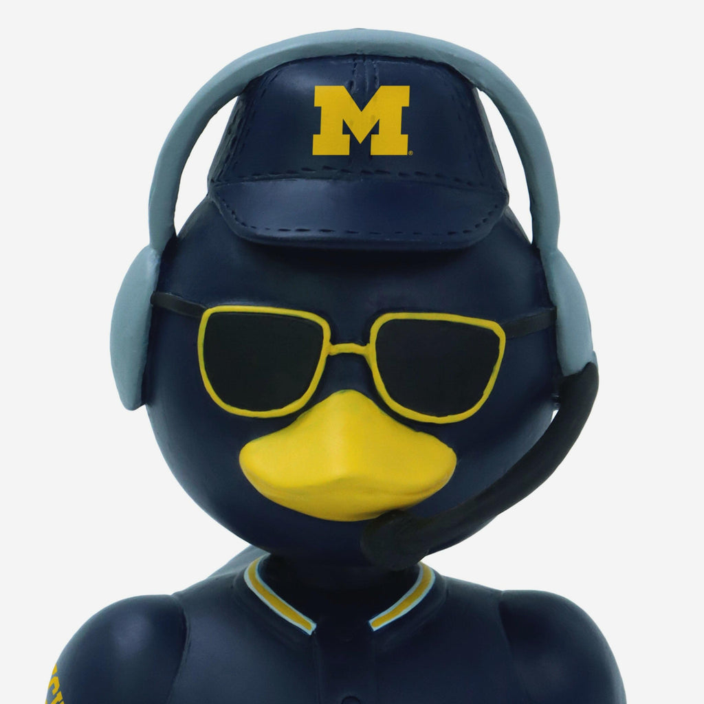 Michigan Wolverines Superfan Bobble Duck Mini Bobblehead FOCO