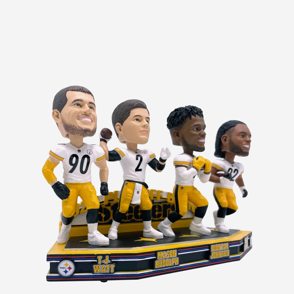 Pittsburgh Steelers 2023 Playoff-Bound Mini Bobblehead Scene FOCO
