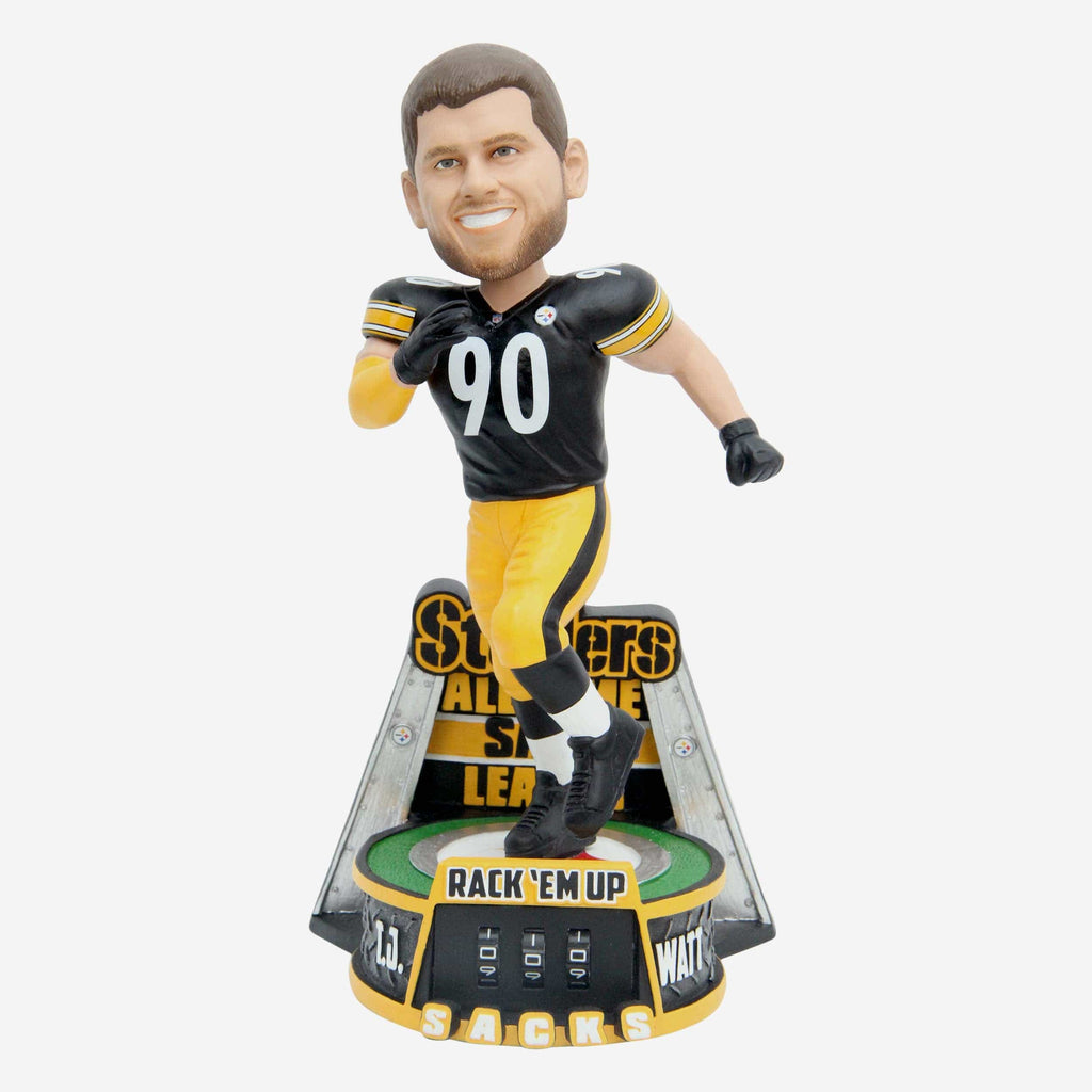 TJ Watt Pittsburgh Steelers Franchise Sack Leader Counter Bobblehead FOCO