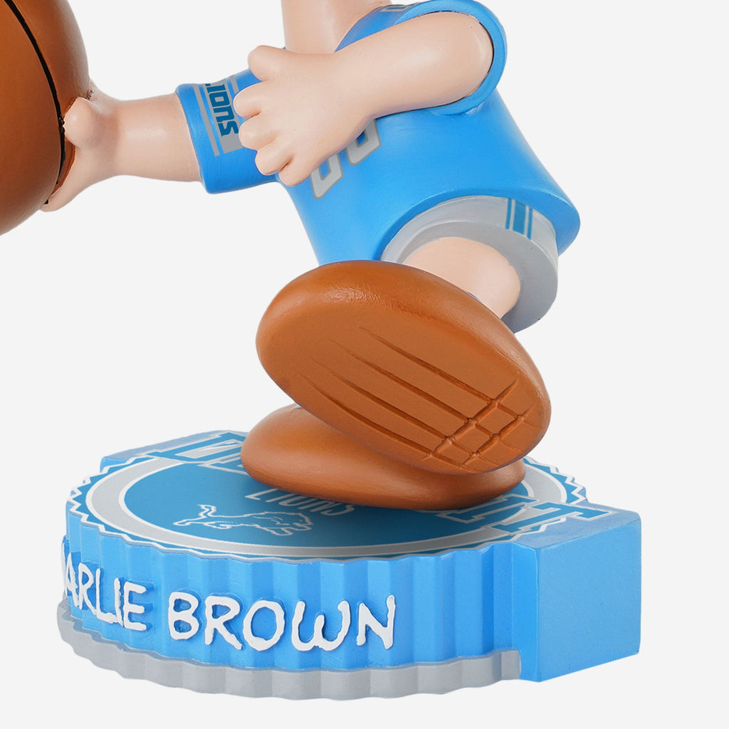 Detroit Lions Charlie Brown Peanuts Bighead Bobblehead FOCO