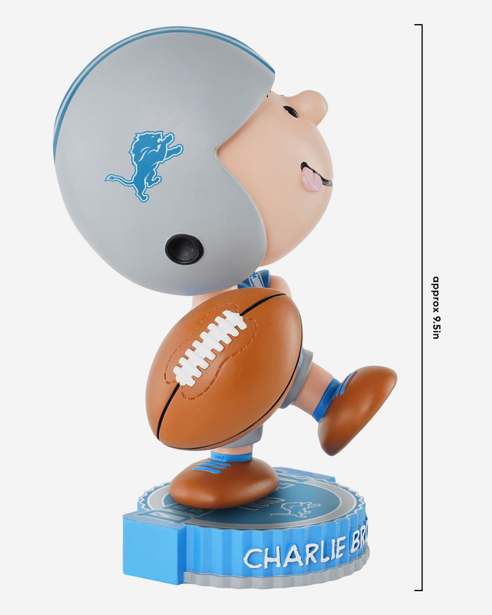 Detroit Lions Charlie Brown Peanuts Bighead Bobblehead FOCO