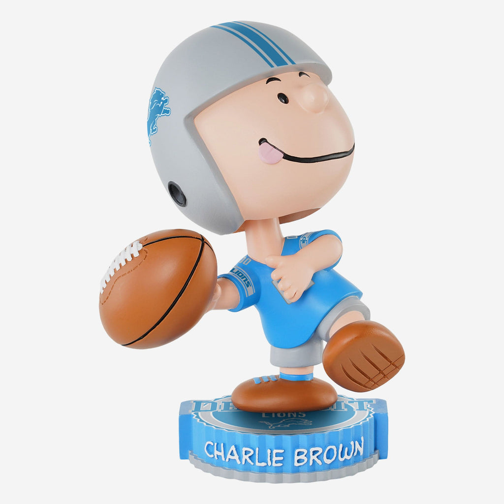 Horror Bobbleheads Charlie Brown & Lucy Detroit Lions Peanuts Football ...
