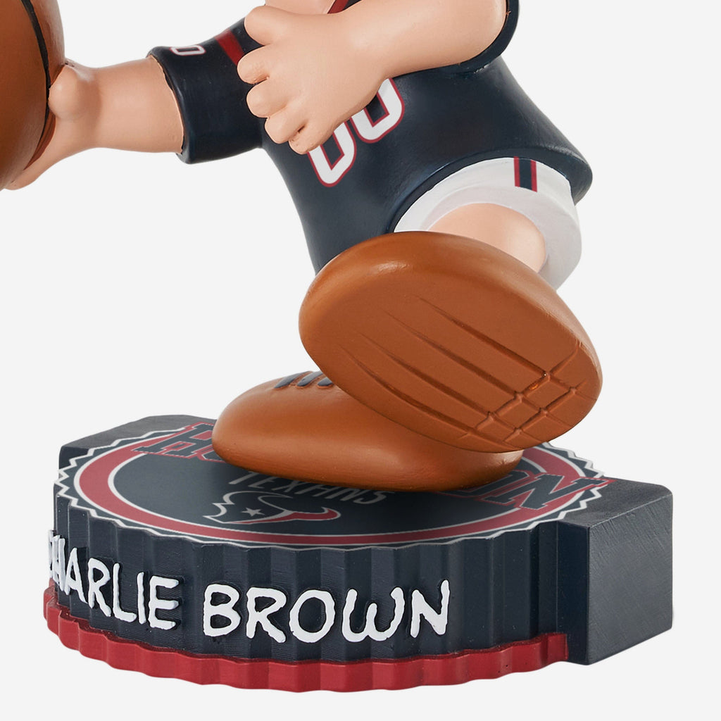 Houston Texans Charlie Brown Peanuts Bighead Bobblehead FOCO