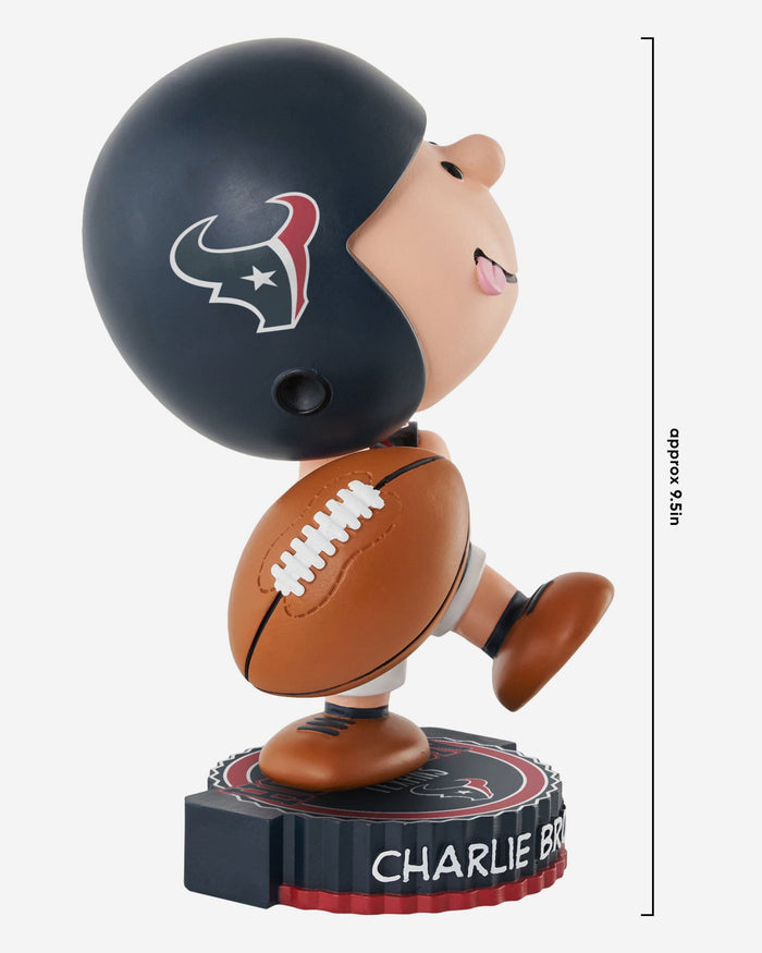 Houston Texans Charlie Brown Peanuts Bighead Bobblehead FOCO
