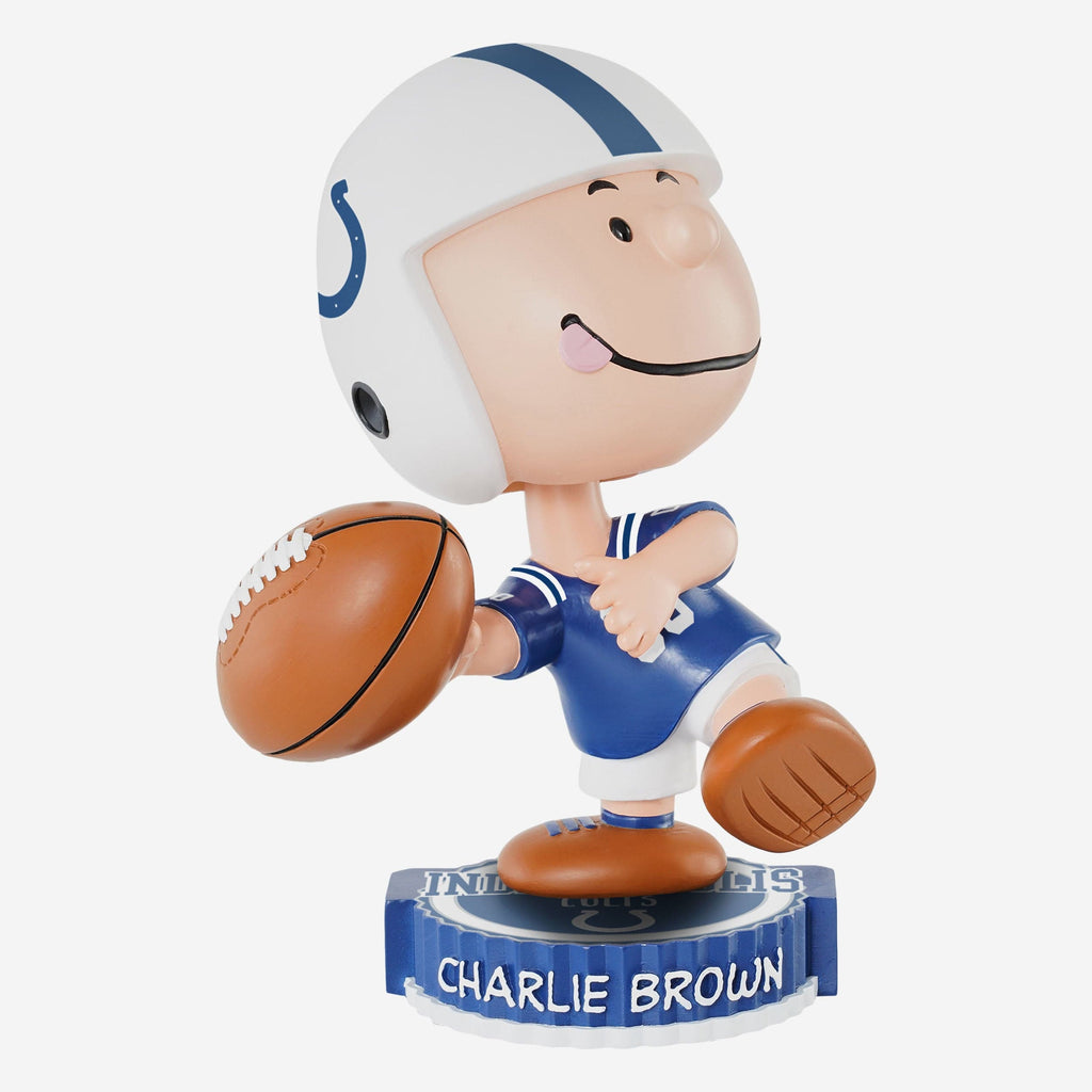 Indianapolis Colts Charlie Brown Peanuts Bighead Bobblehead FOCO
