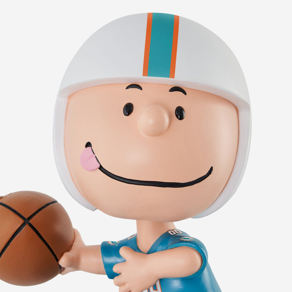 Miami Dolphins Charlie Brown Peanuts Bighead Bobblehead FOCO