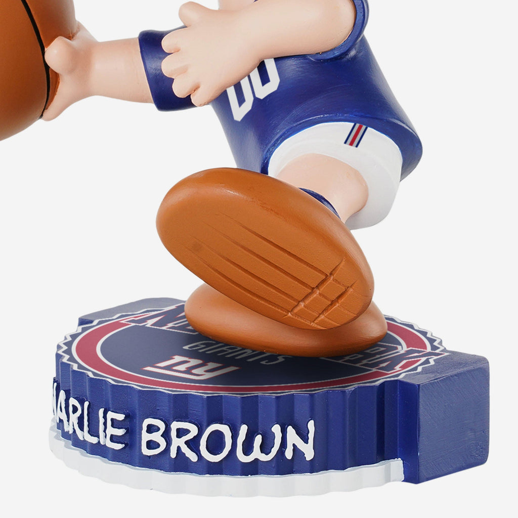 New York Giants Charlie Brown Peanuts Bighead Bobblehead FOCO