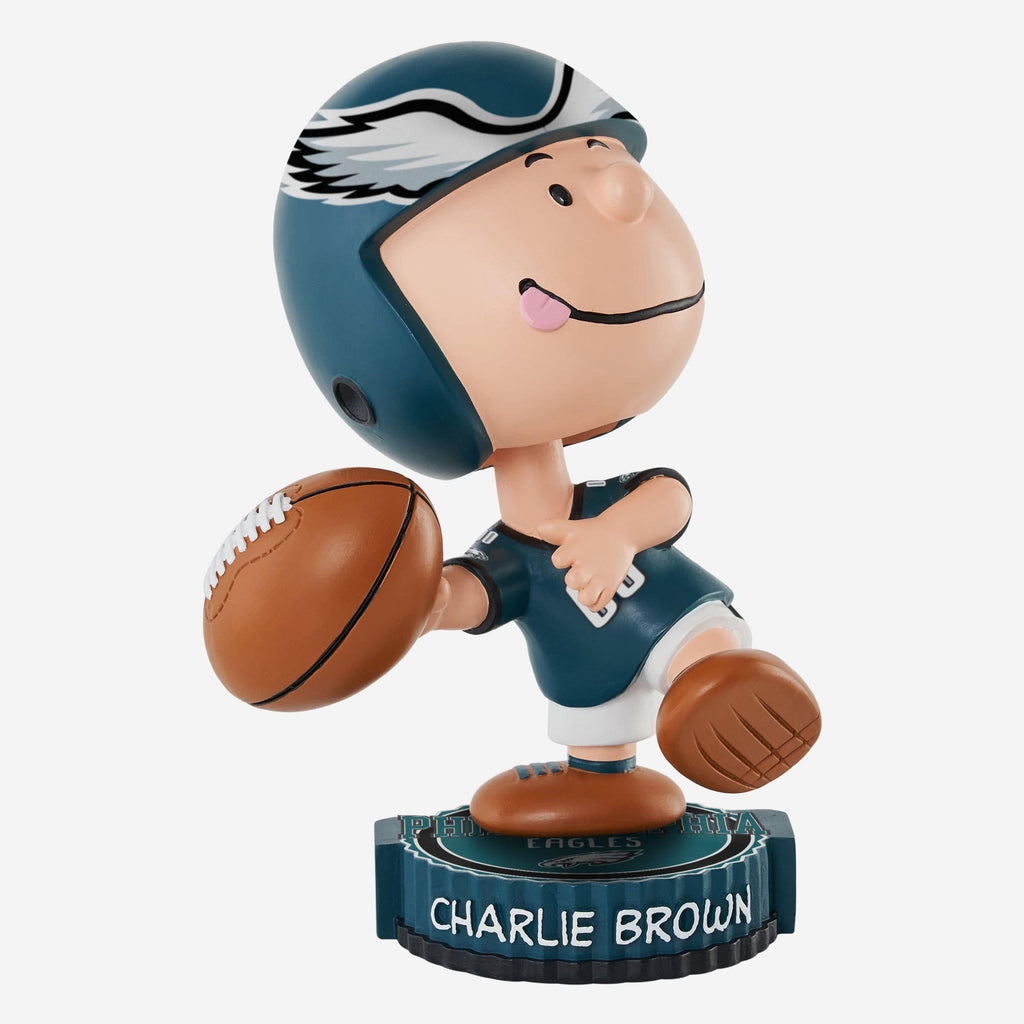 Philadelphia Eagles Charlie Brown Peanuts Bighead Bobblehead FOCO