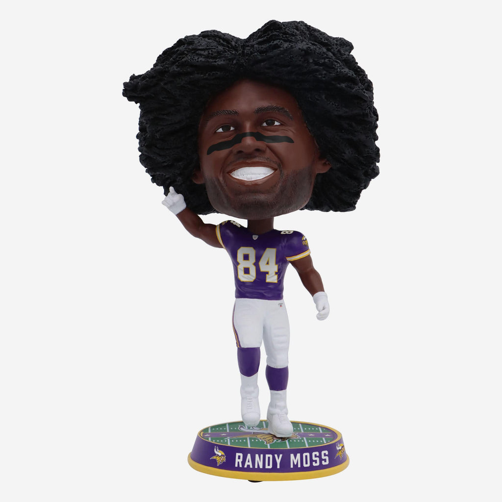 Randy Moss Minnesota Vikings Field Stripe Bighead Bobblehead FOCO