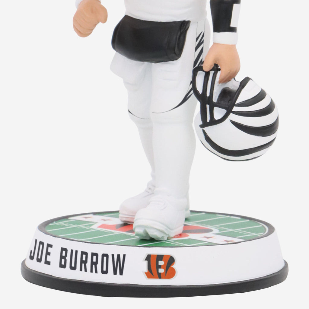 Joe Burrow Cincinnati Bengals White Tiger Stripe Uniform Field Stripe FOCO